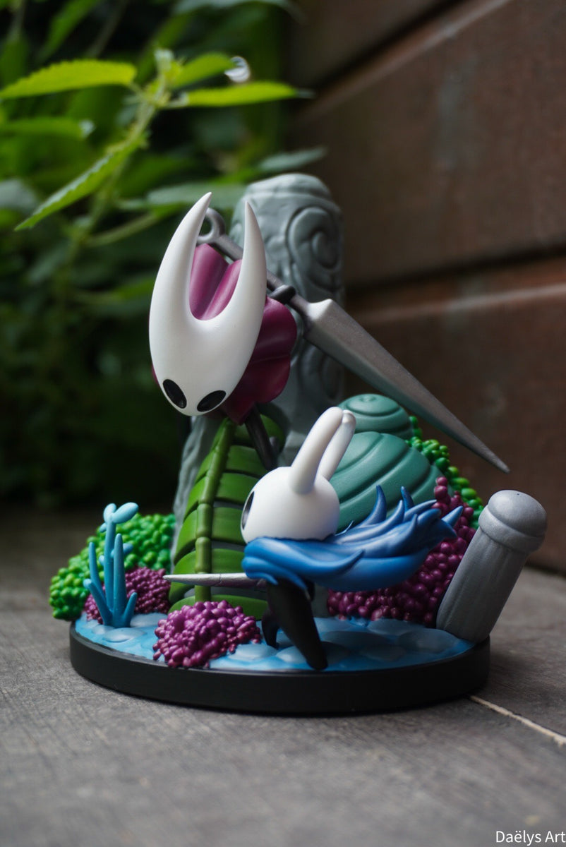 Figurine with or without paint - Chibi Knight and Hornet - Hollow Knig ...