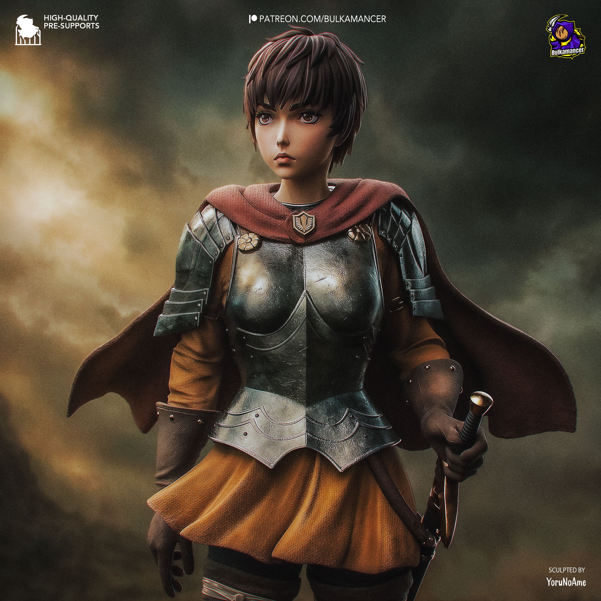 Figurine to paint - Casca – Daëlys Art