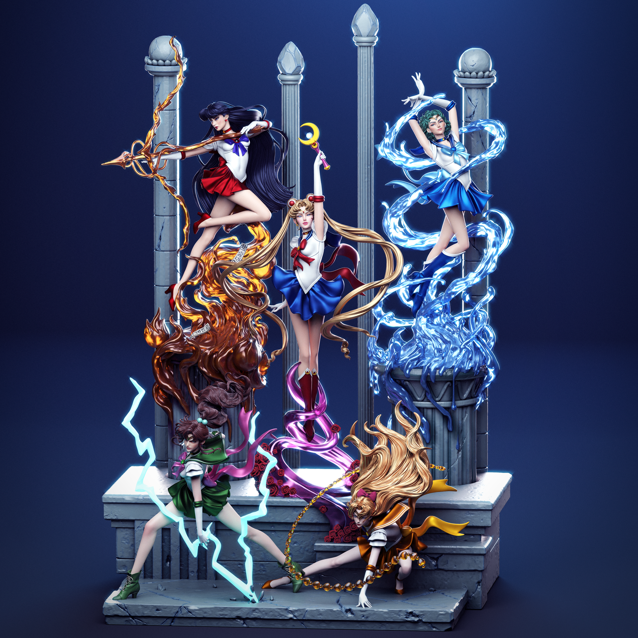 Paintable Figurine - Sailor Jupiter – Daëlys Art