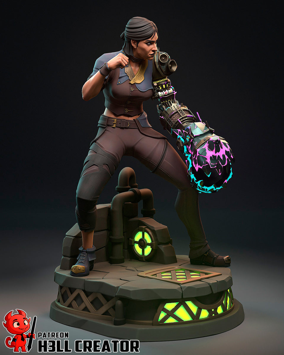 Sevika Paintable Figurine – Daëlys Art