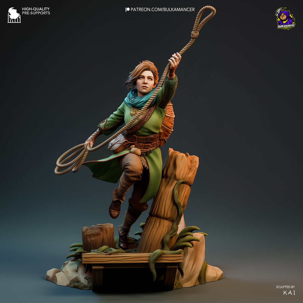 Paintable Figurine - Zoe - Split Fiction – Daëlys Art